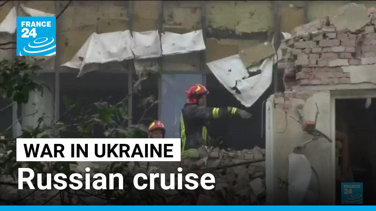Russian cruise missile attack on Ukraine city of Lviv kills 4 people and wounds more - France 24